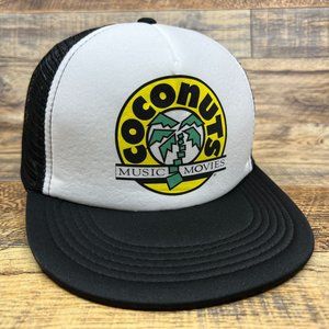 Unbranded | Accessories | Coconuts Records Mens Trucker Hat Black ...